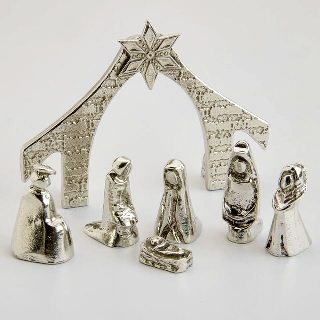 Pewter Nativity Set 7-Piece – Seven Sisters Gallery